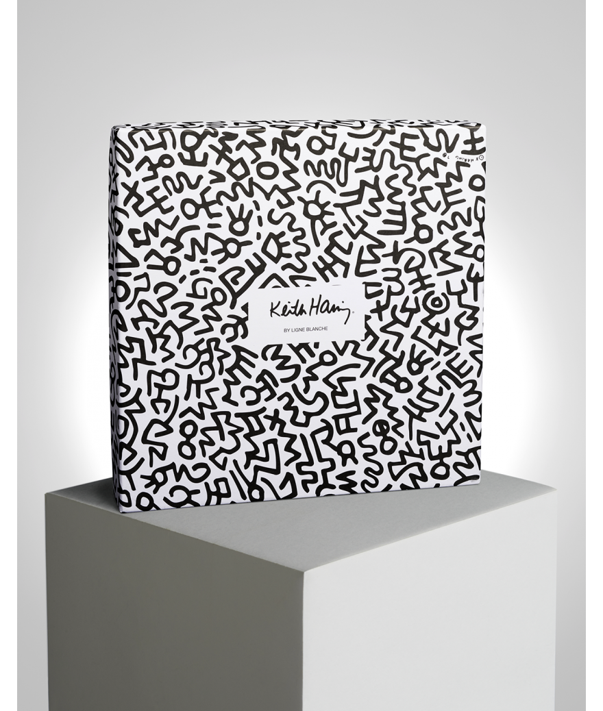 Keith HARING porcelain plate ”Brain”