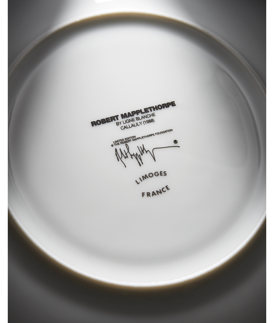 Robert MAPPLETHORPE plate ”Calla Lily”