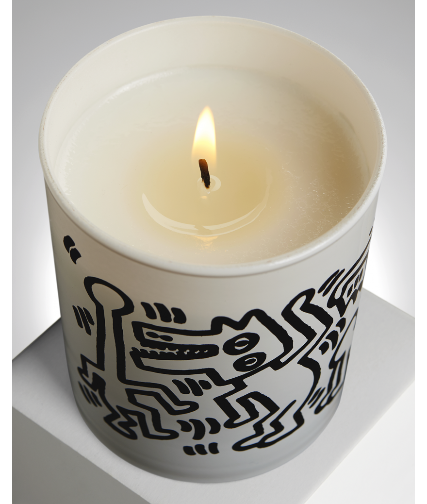 Keith HARING ”White & Black” perfumed candle