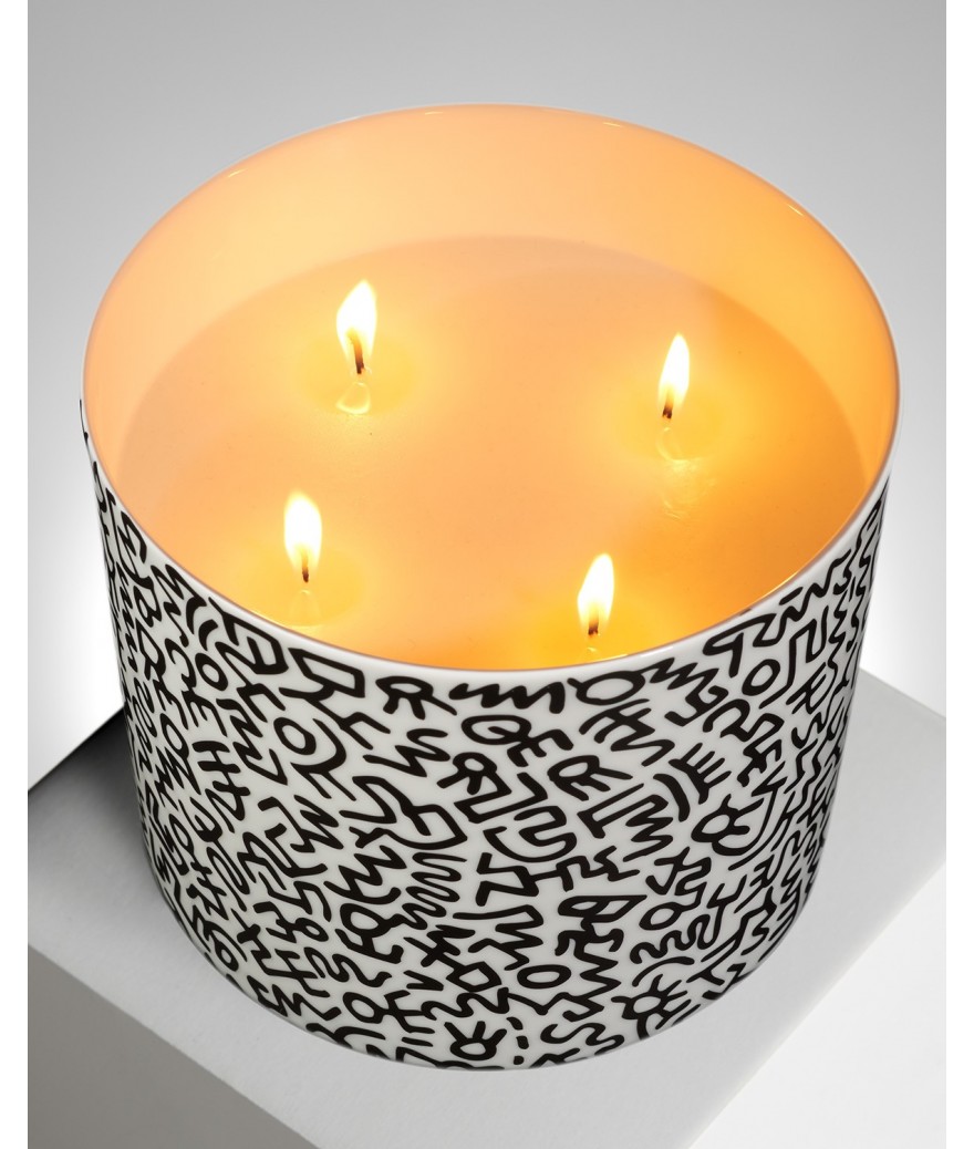 Keith HARING ”Black Pattern” giant perfumed candle