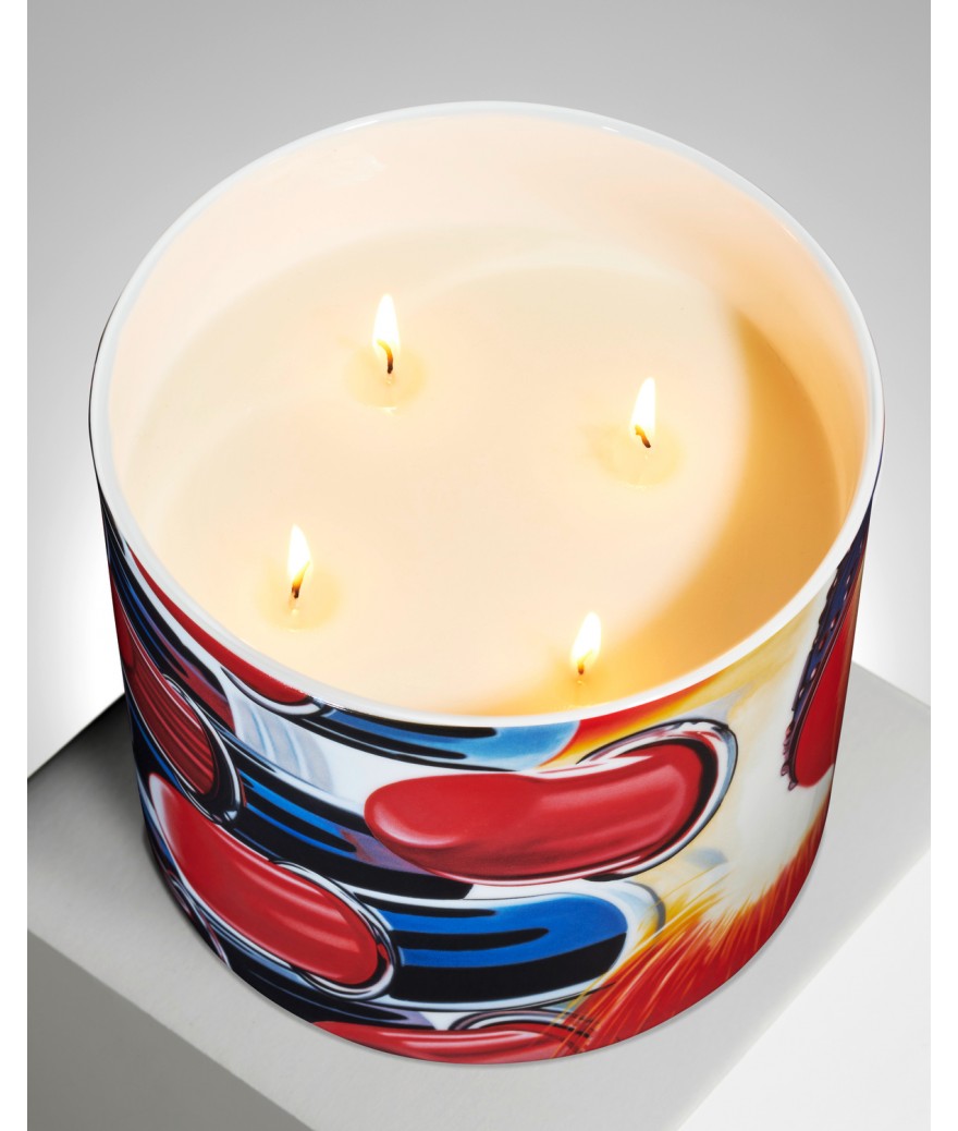 James ROSENQUIST giant perfumed candle "Fahrenheit 1982°"
